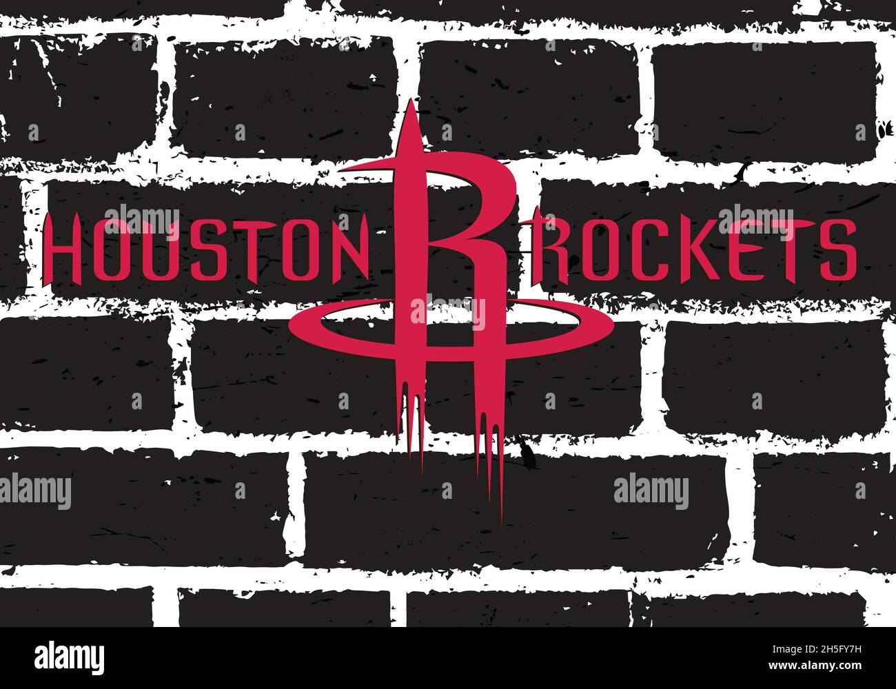 Coat of arms Houston Rockets, Houston, they compete in the National ...