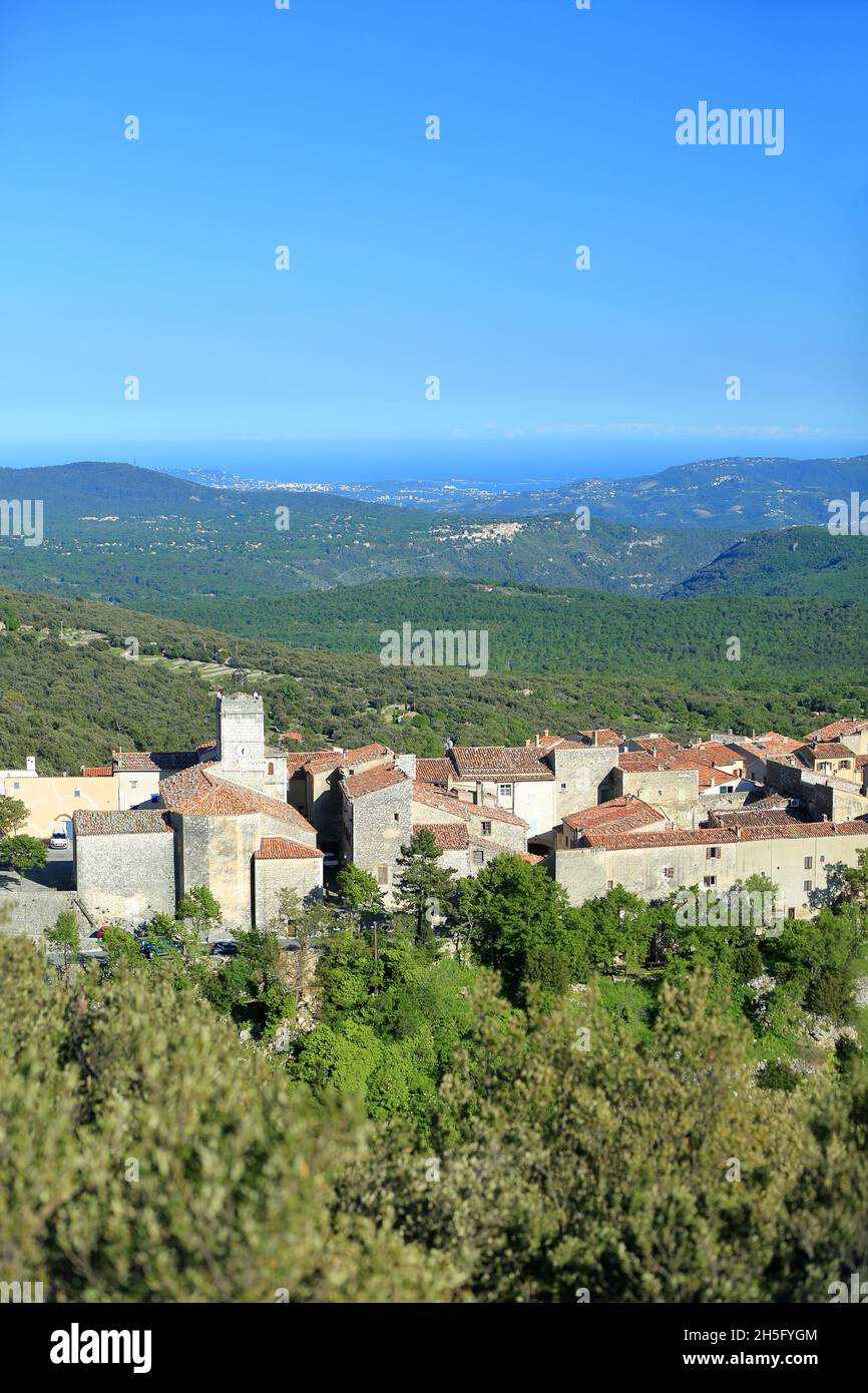 Village de Mons, Var, 83, PACA Stock Photo - Alamy