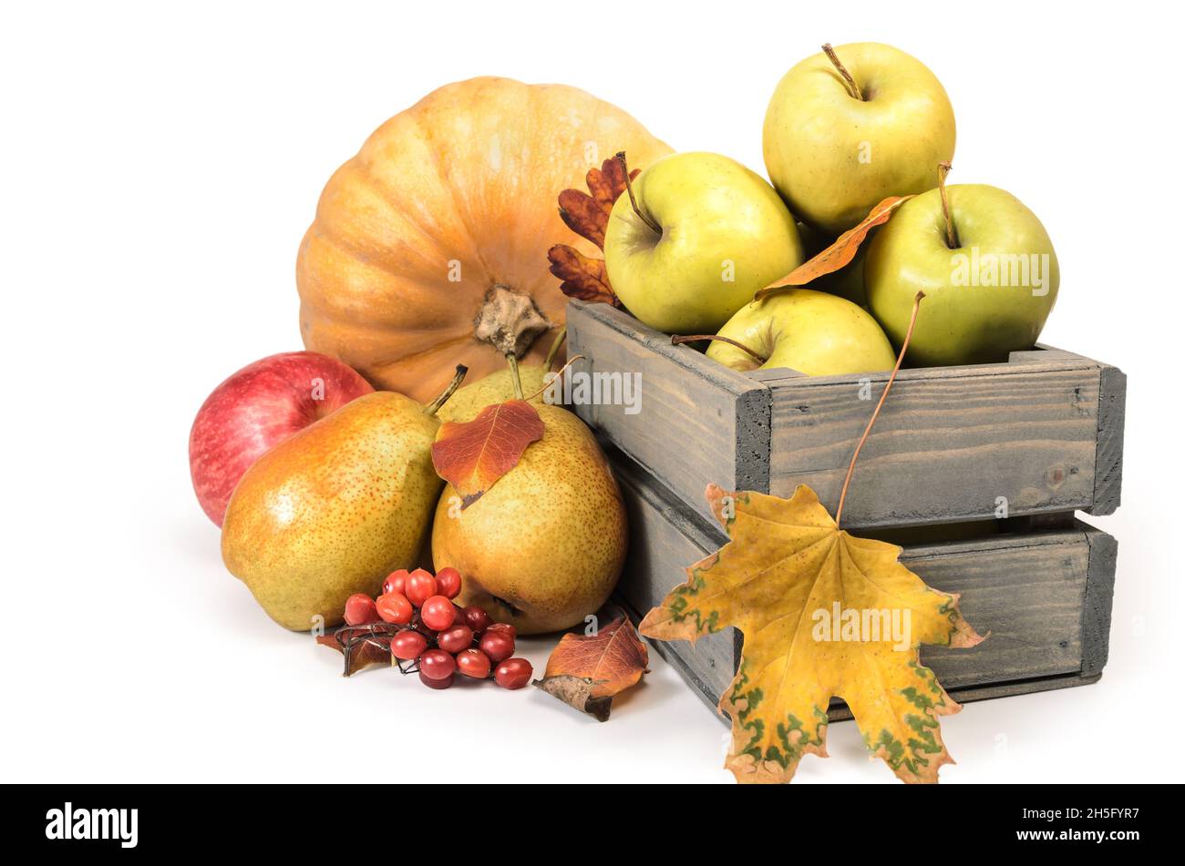 Apples and pears farm Cut Out Stock Images & Pictures - Alamy