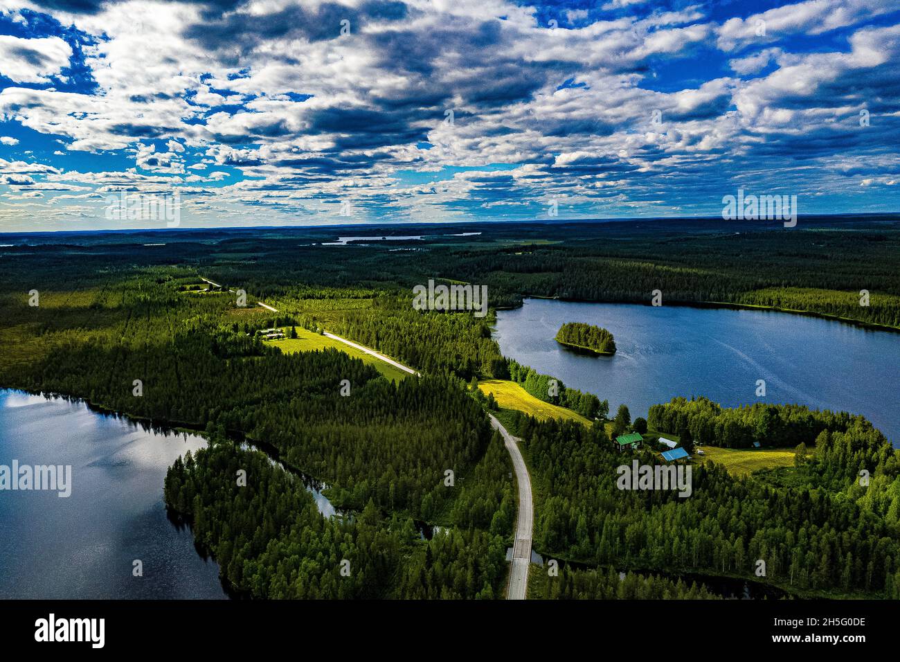 Finnland aus der Luft | Finland from above Stock Photo - Alamy