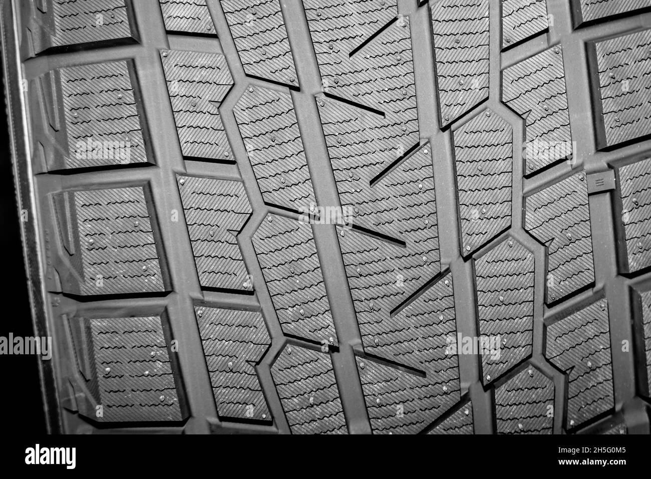 modern winter tire tread pattern for snow and ice Stock Photo - Alamy