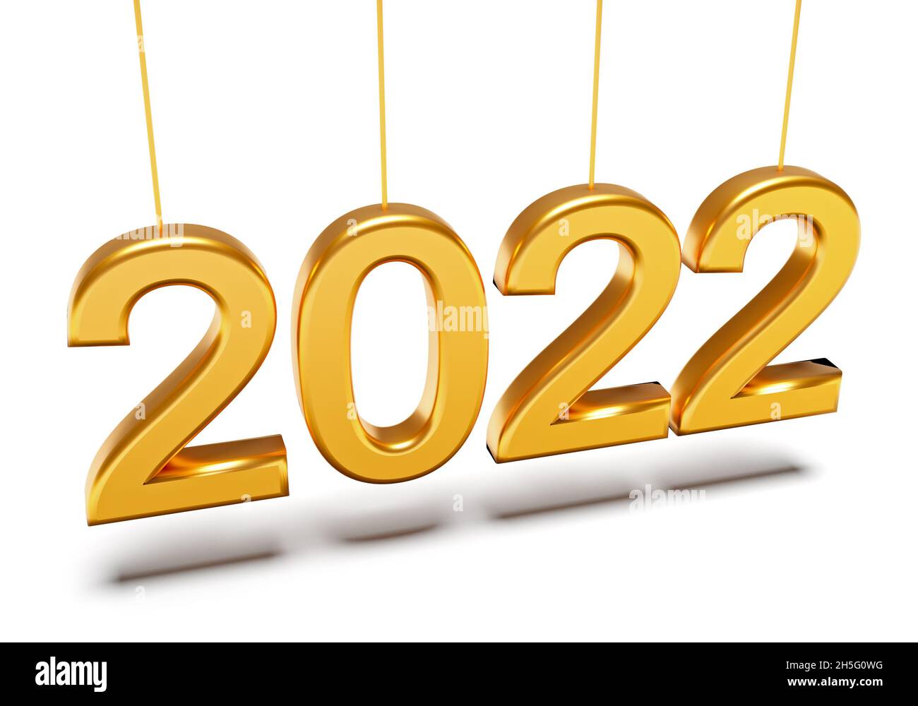 2022 gold text hi-res stock photography and images - Alamy