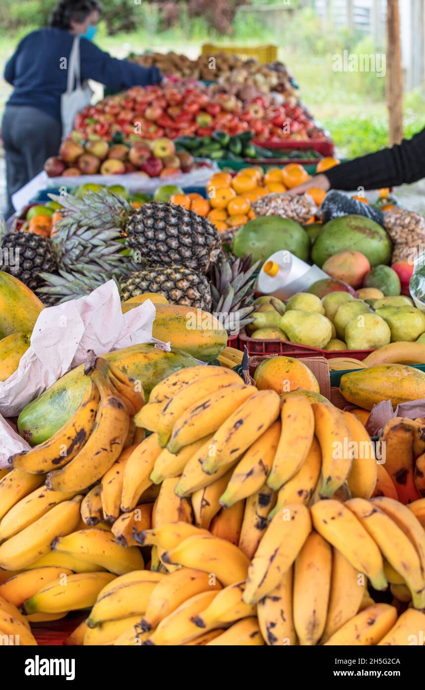 Fruit fruits vegetables banana hi-res stock photography and images - Alamy