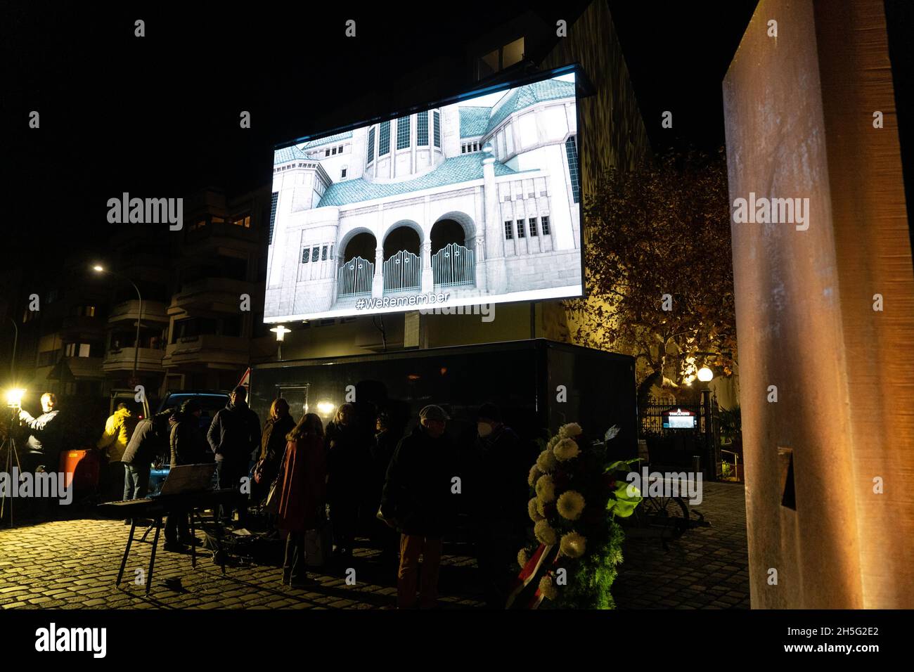 Bamberg, Germany. 09th Nov, 2021. At the former location of the ...