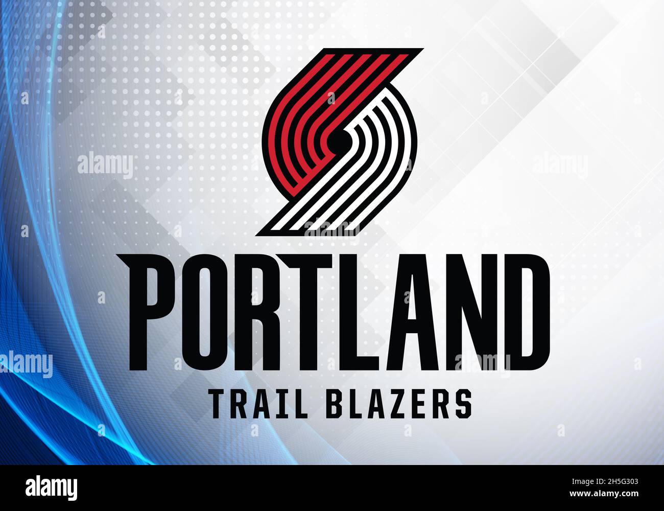 Coat of arms Portland Trail Blazers, Portland, Oregon, they compete in ...