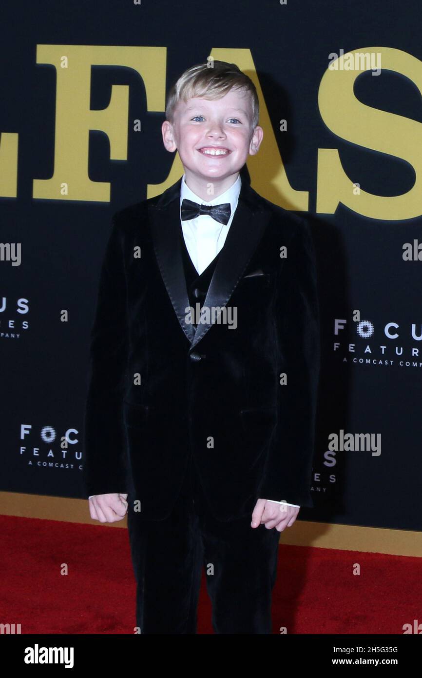 Los Angeles, USA. 08th Nov, 2021. Jude Hill at the Belfast Premiere at ...