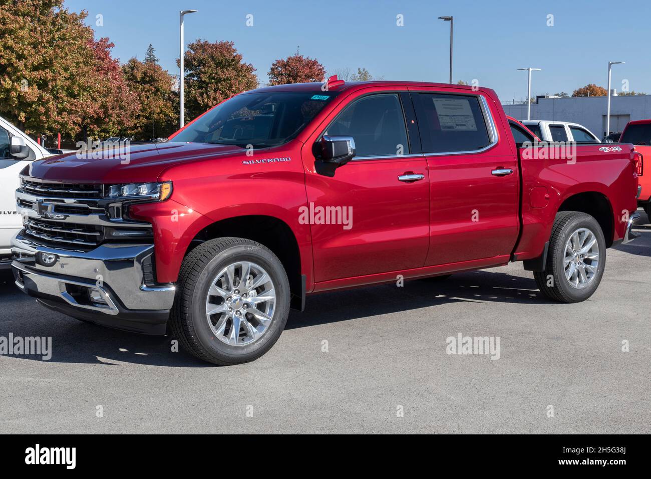 Anderson - Circa November 2021: Chevrolet Silverado display. Chevy ...