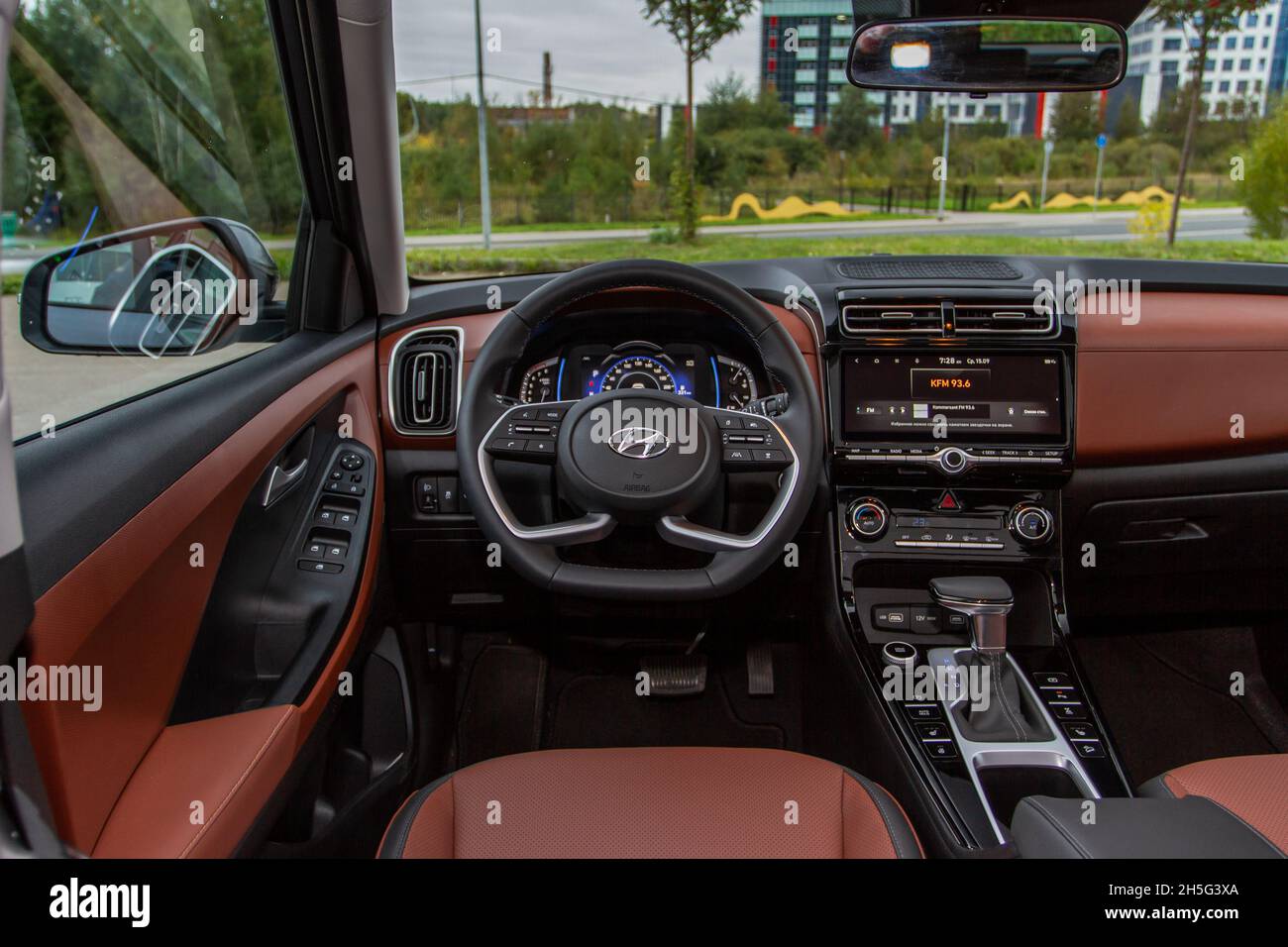 MOSCOW, RUSSIA - SEPTEMBER 15, 2021 Hyundai Creta Second generation ...
