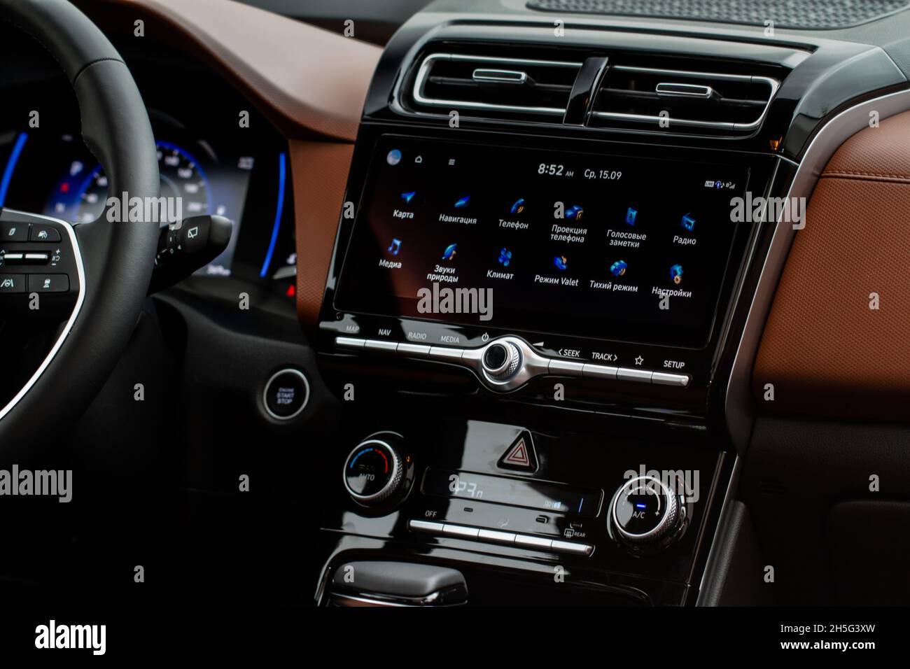 MOSCOW, RUSSIA - SEPTEMBER 15, 2021 Hyundai Creta Second generation ...