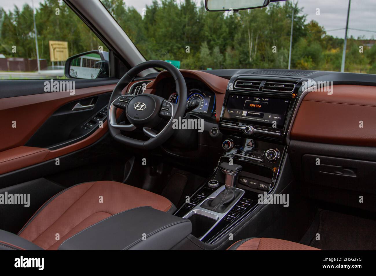 MOSCOW, RUSSIA - SEPTEMBER 15, 2021 Hyundai Creta Second generation ...