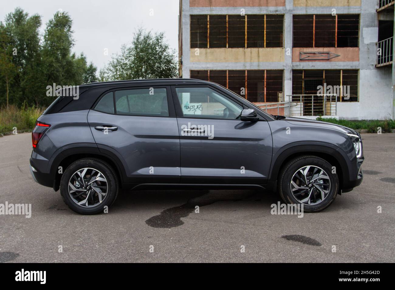MOSCOW, RUSSIA - SEPTEMBER 15, 2021 Hyundai Creta Second generation ...