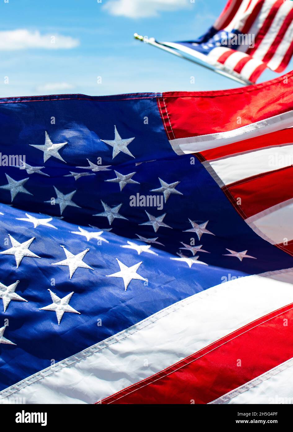 American flag wallpaper hi-res stock photography and images - Alamy