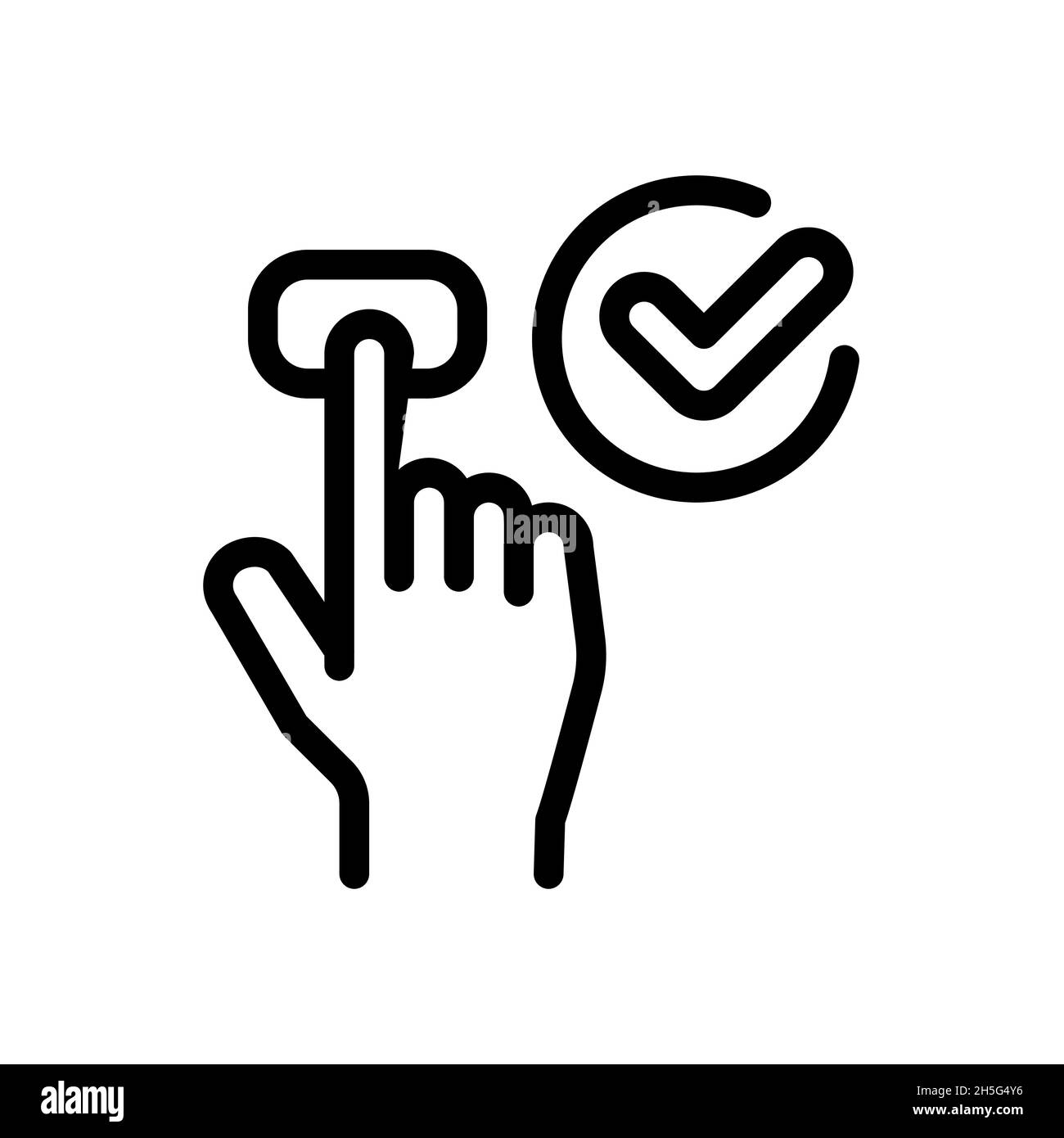 Turn on notification button hi-res stock photography and images - Alamy