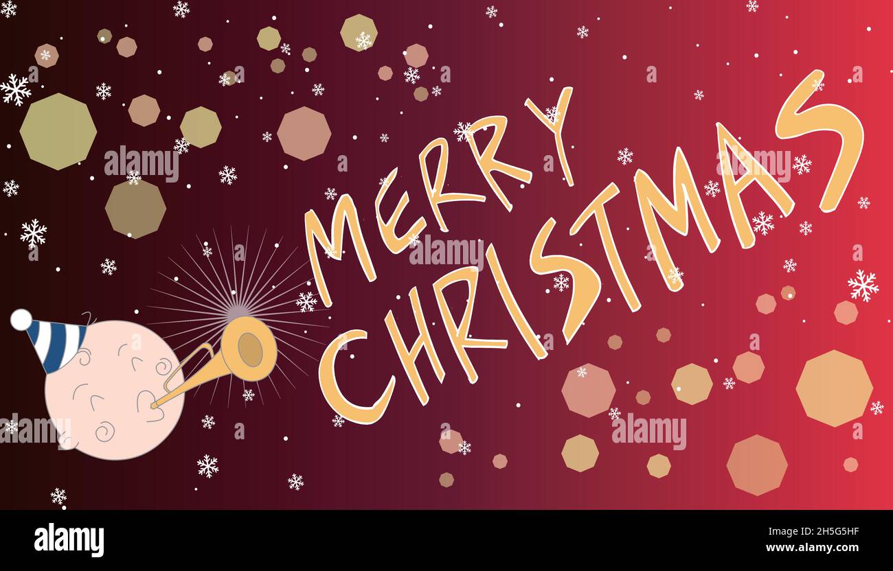 Colorful lights on snow Stock Vector Images - Alamy