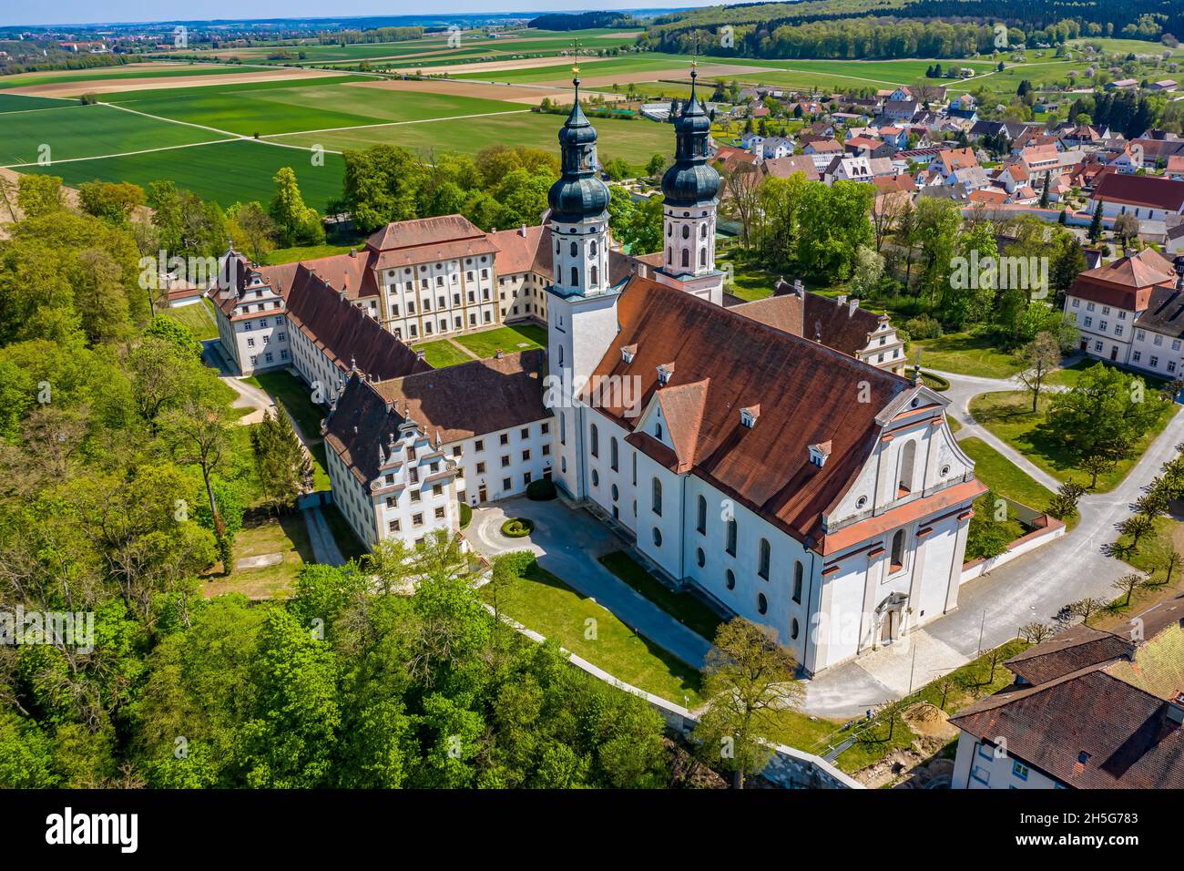 Luftbildfotos kloster obermarchtal hi-res stock photography and images ...
