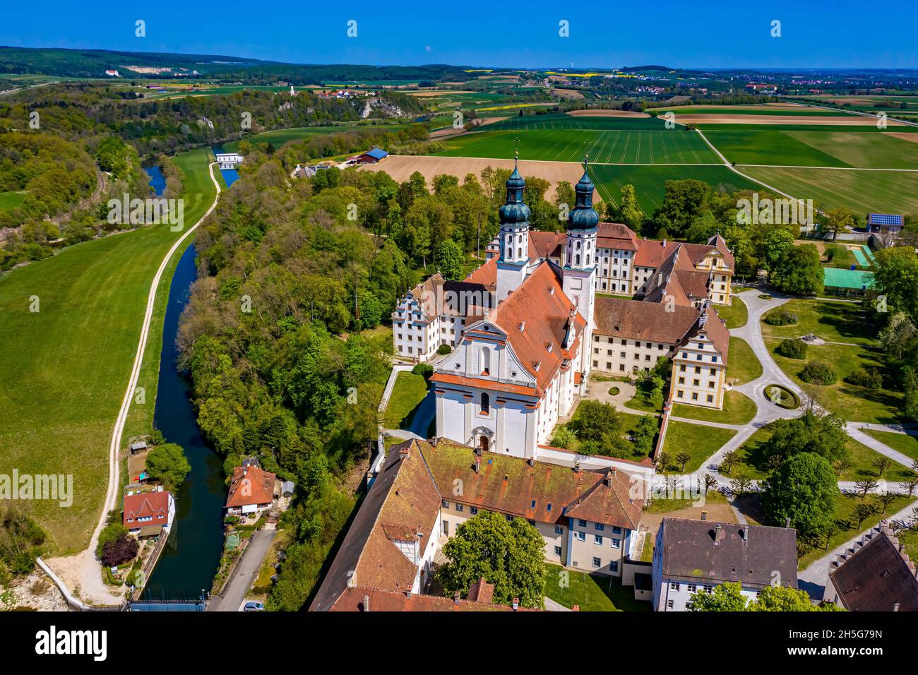 Luftbildfotos kloster obermarchtal hi-res stock photography and images ...