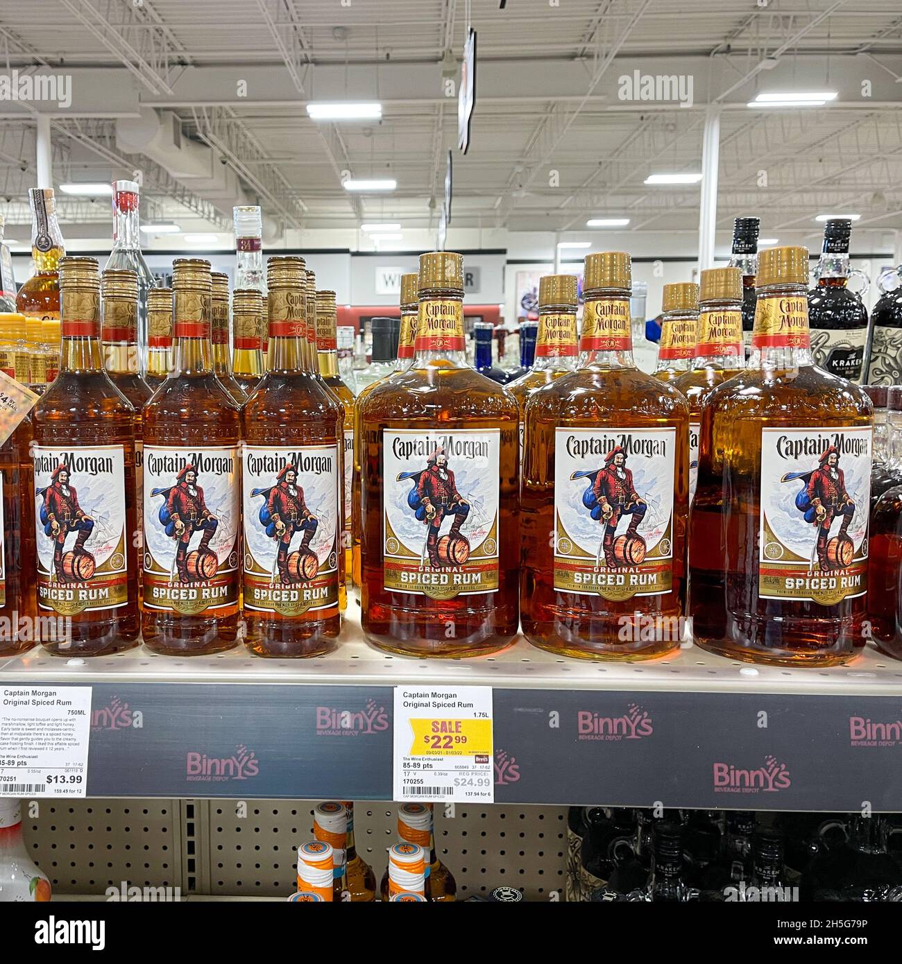 Spiced rum bottles hi-res stock photography and images - Alamy
