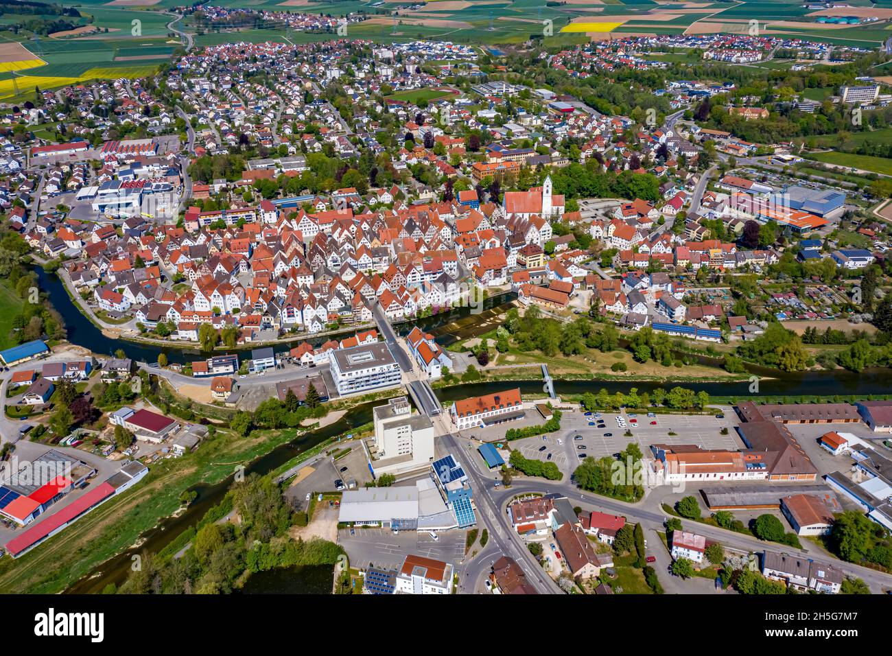 Riedlingen Luftbild | Die Stadt Riedlingen aus der Luft | Aerial View ...