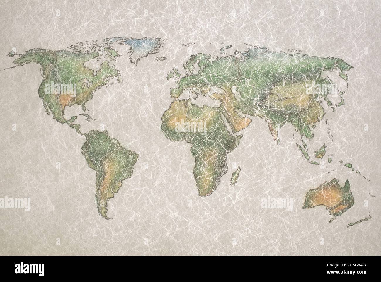 Map of World Stock Photo - Alamy