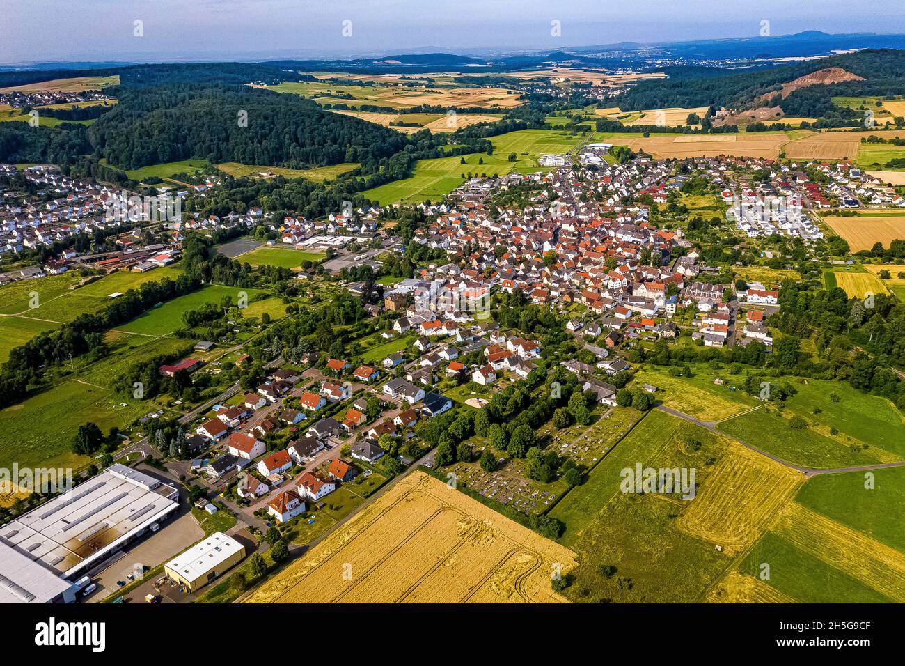 Allendorf lumda luftbild hi-res stock photography and images - Alamy