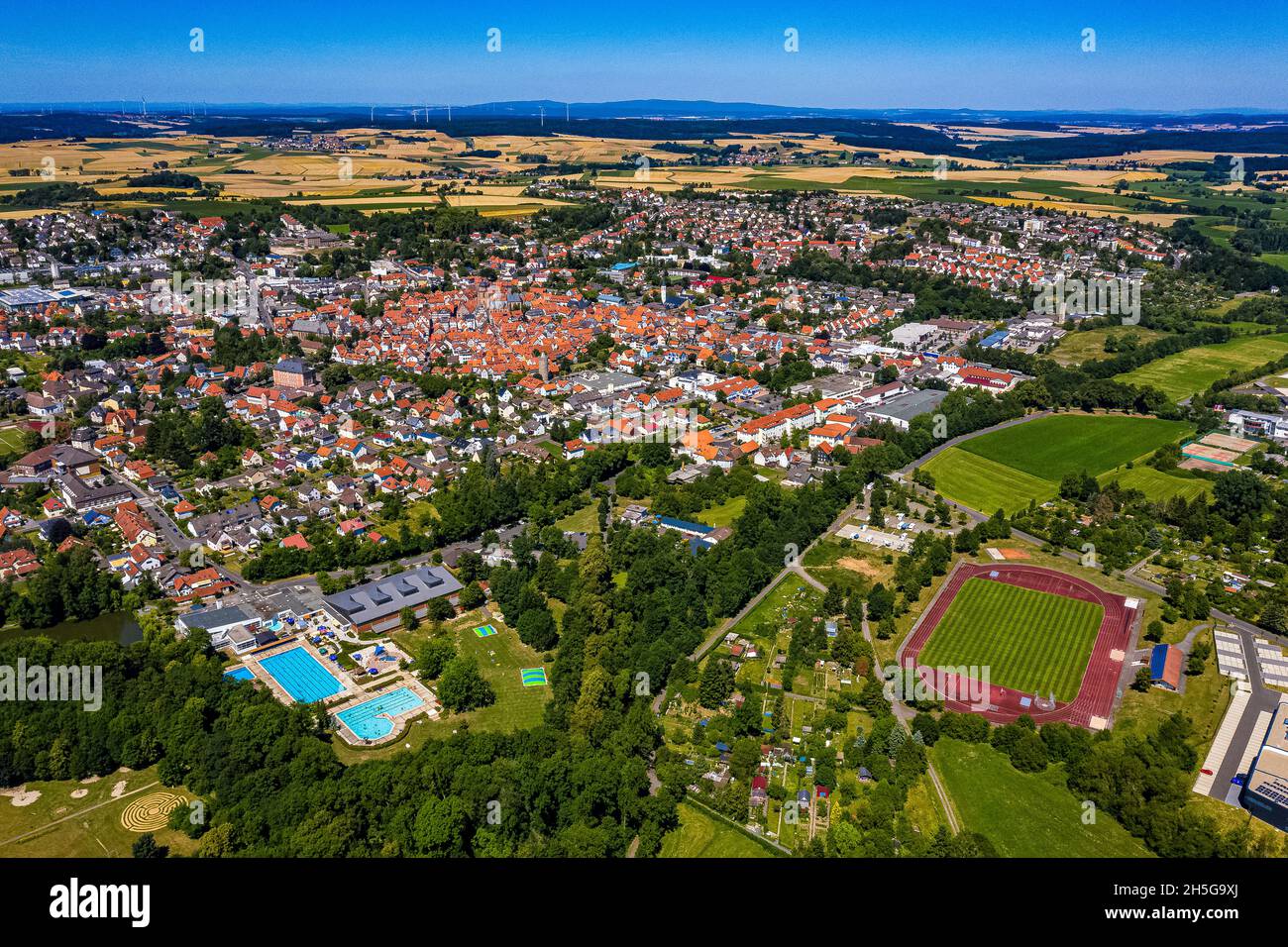 Alsfeld von oben hi-res stock photography and images - Alamy
