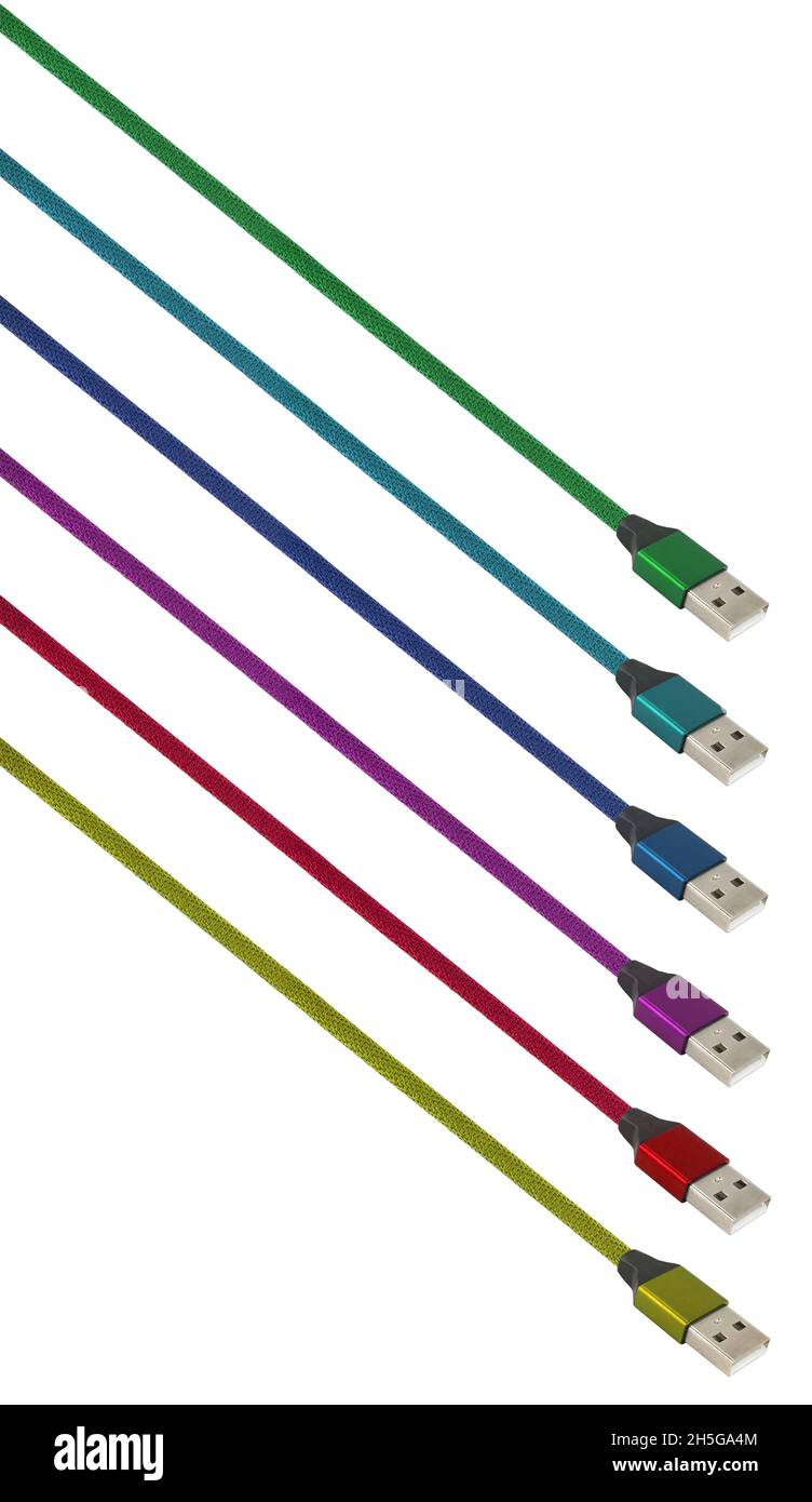Usb port colors hi-res stock photography and images - Alamy