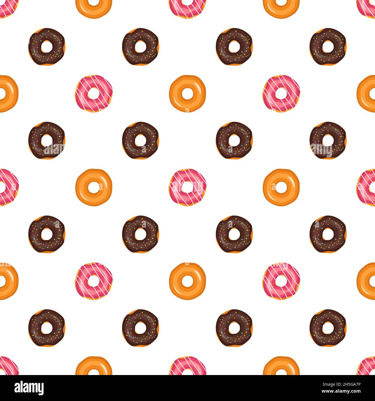 Donuts cakes Stock Vector Images - Alamy