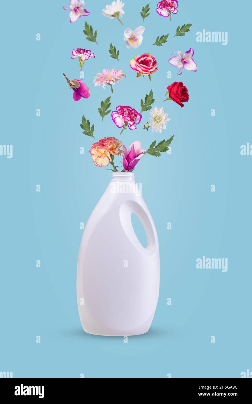 Creative idea made from a bottle of laundry detergent from which ...