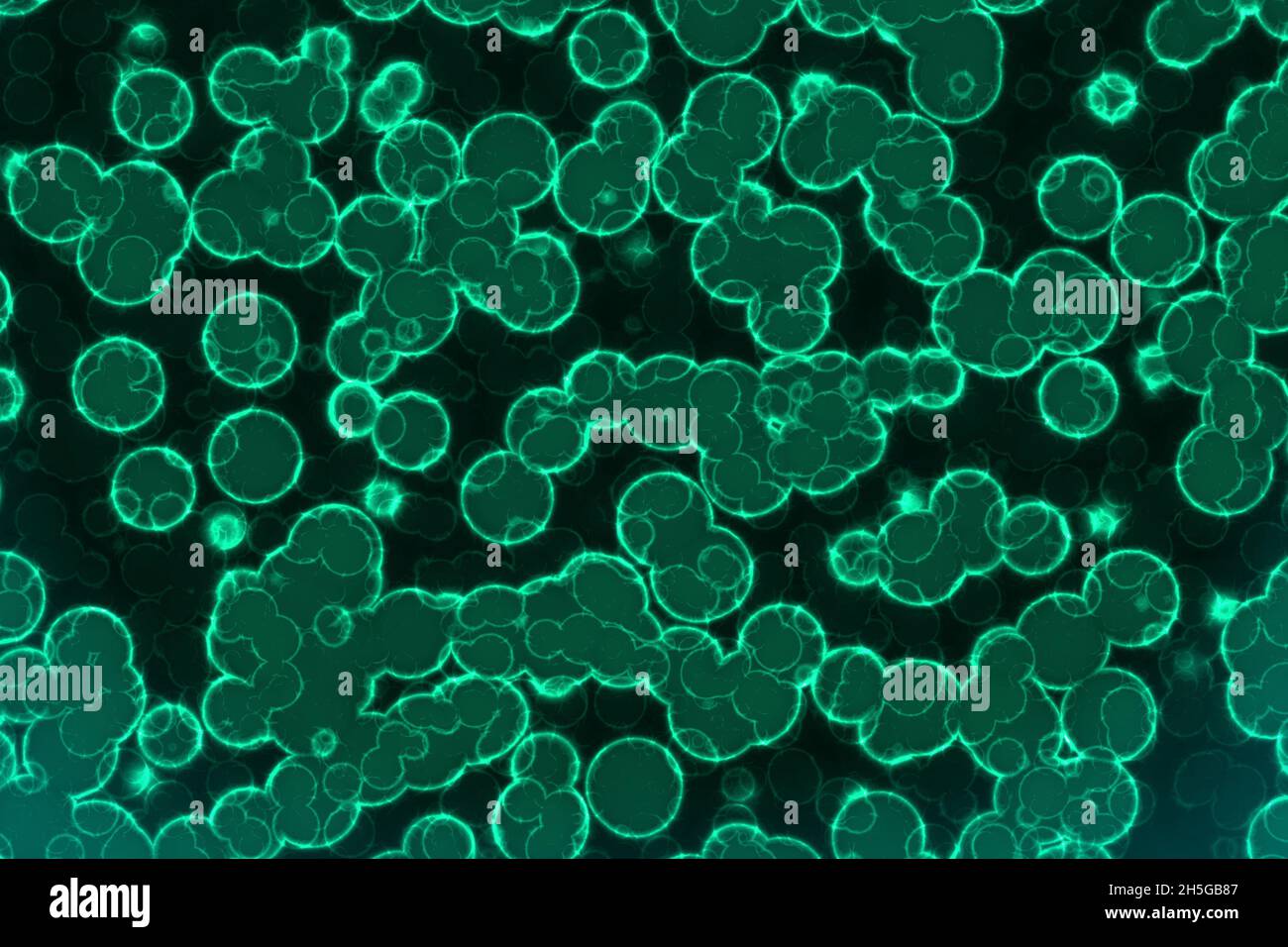 beautiful artistic big amount of biological living cells cg background ...