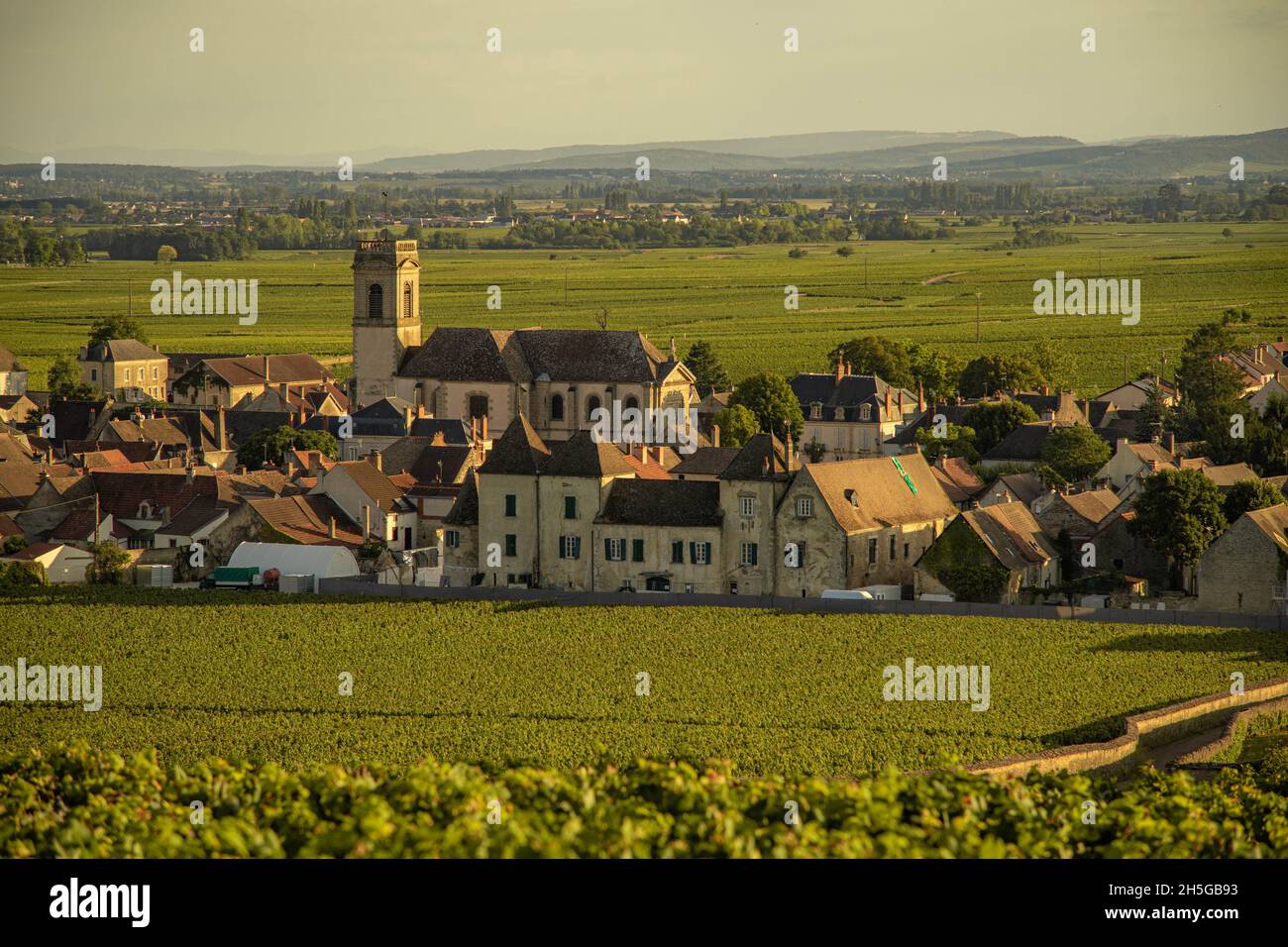 The village of Pommard, in Burgundy Stock Photo - Alamy