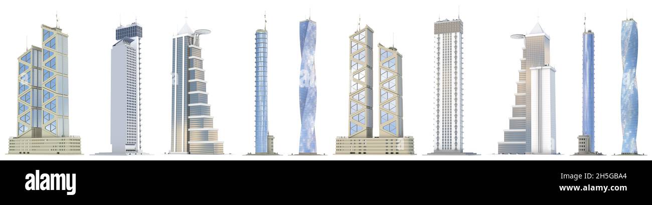 10 side view very detailed renders of fictional design high tech ...