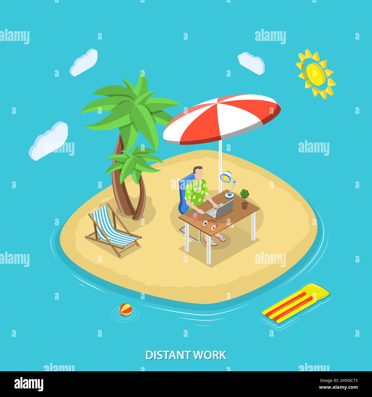 Distant shore distant shore Stock Vector Images - Alamy