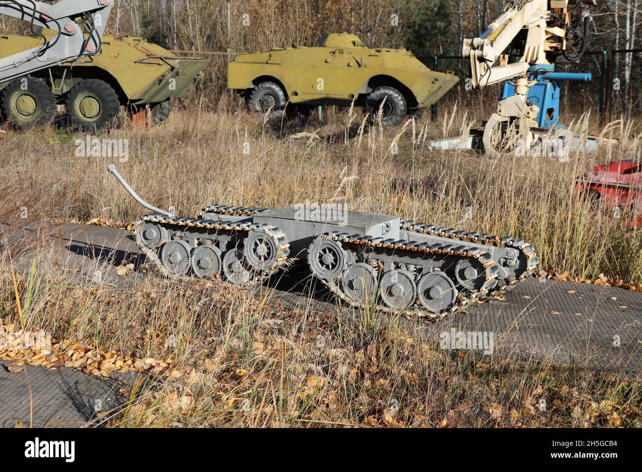 Chernobyl open air museum of machinery hi-res stock photography and ...