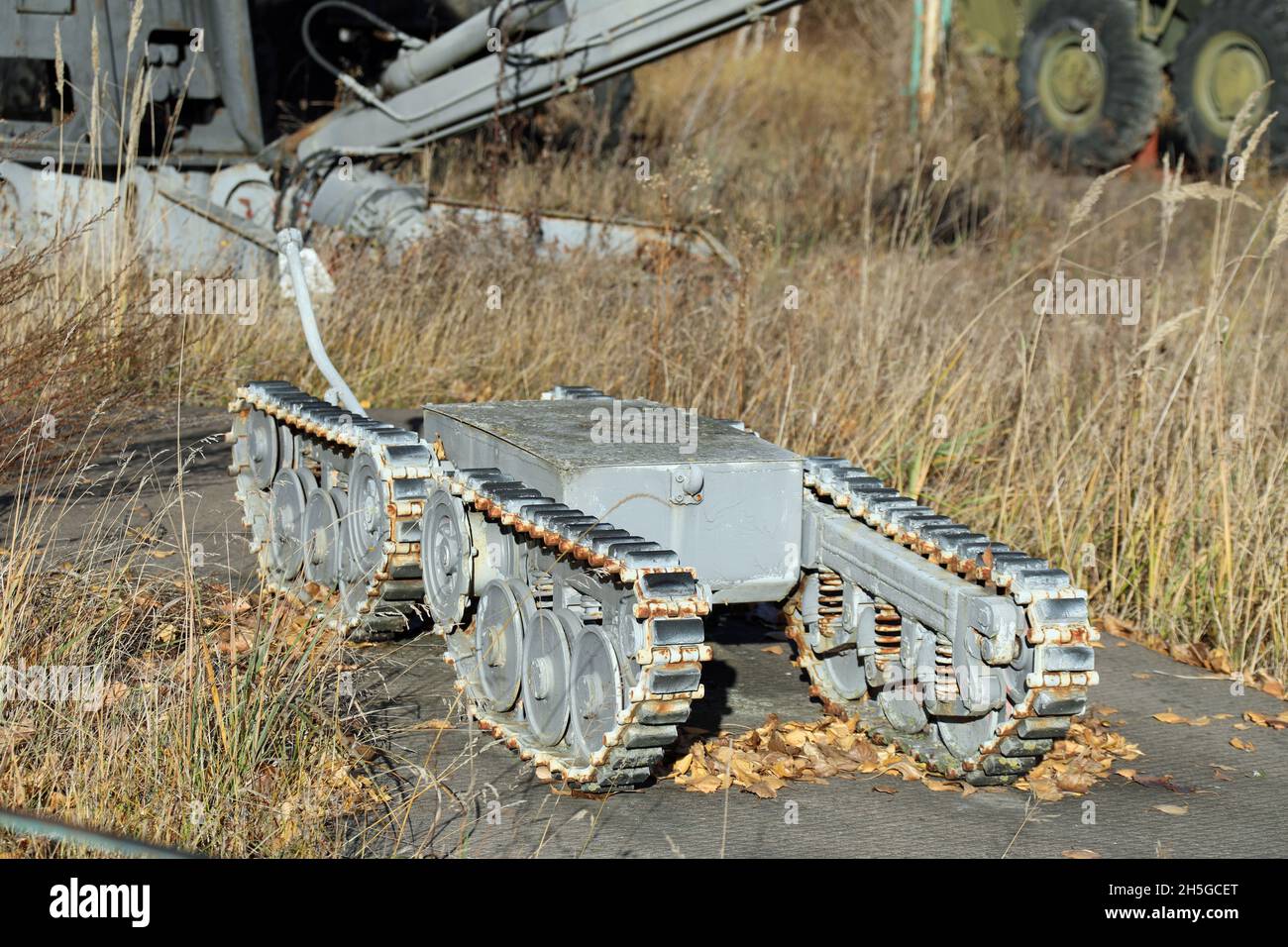 Chernobyl Open Air Museum of Machinery Stock Photo - Alamy