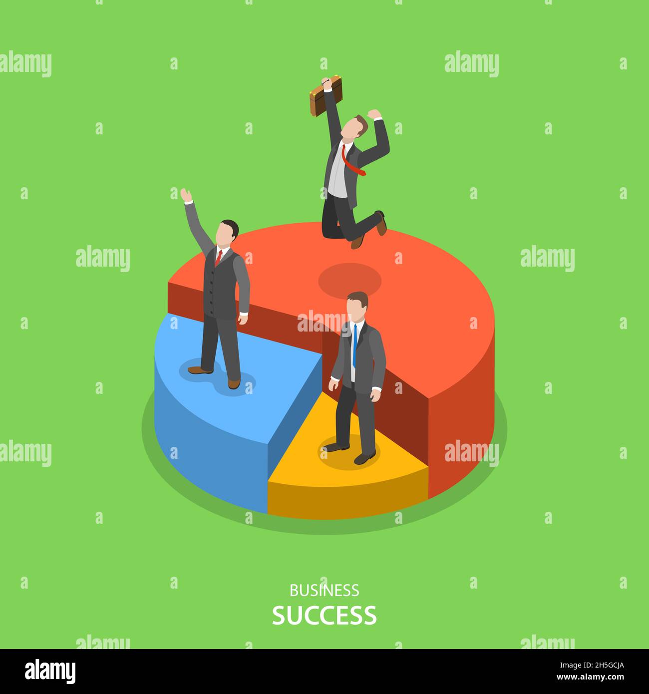 Isometric infographic rising chart hi-res stock photography and images ...