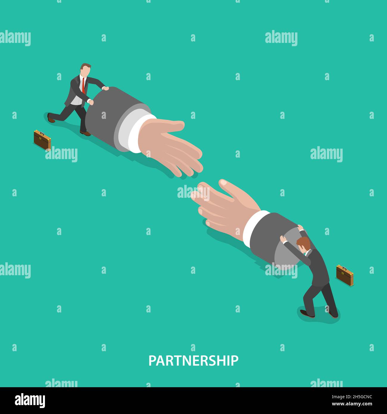 Partnership vector hi-res stock photography and images - Alamy