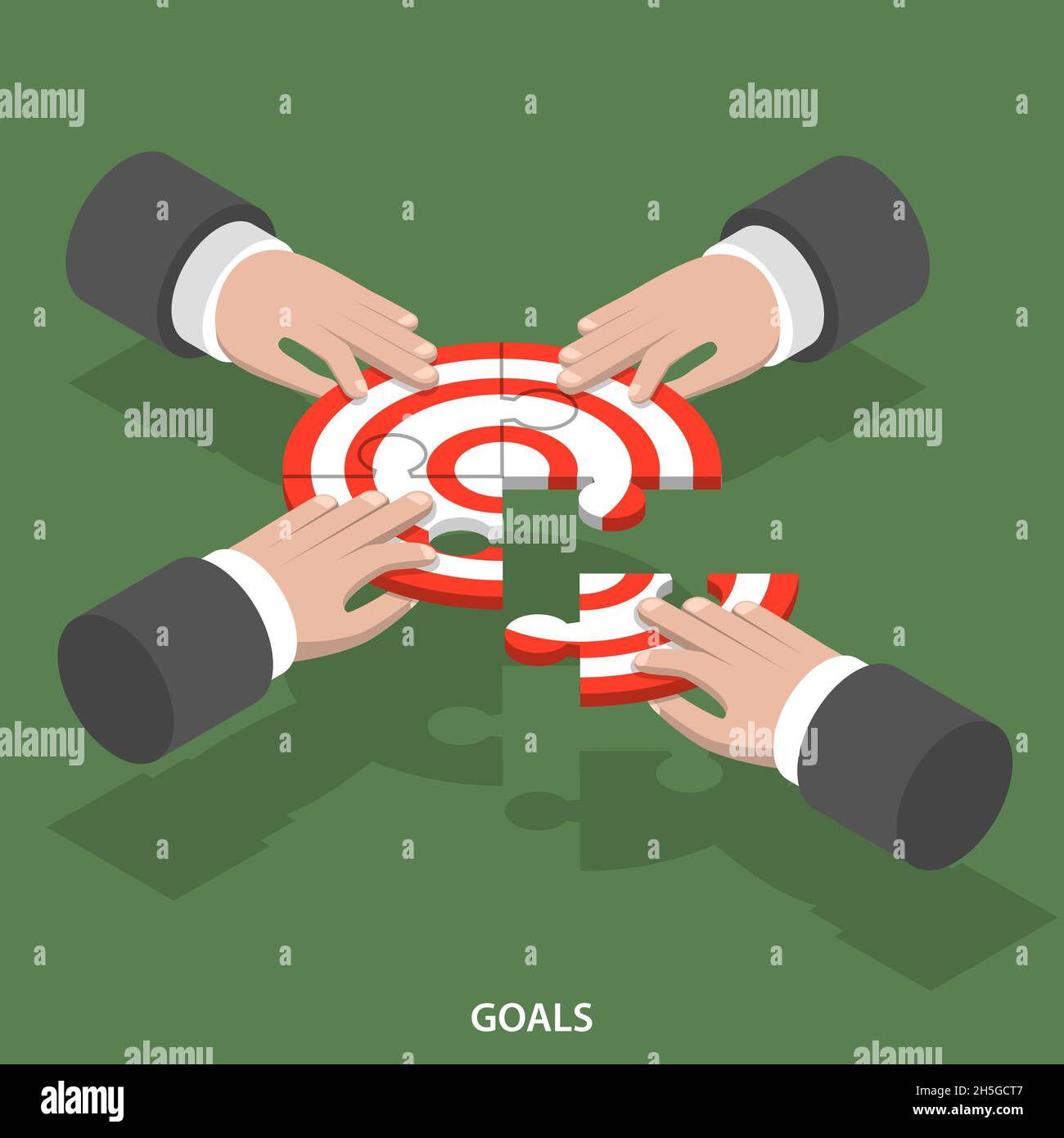Team goals isometric flat vector concept Stock Vector Image & Art - Alamy Team goals isometric flat vector concept Stock Vector Image & Art - Alamy