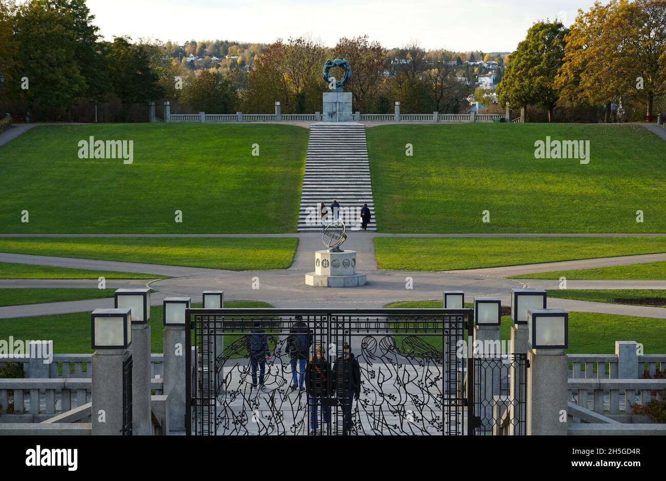 Frogner park aerial hi-res stock photography and images - Alamy