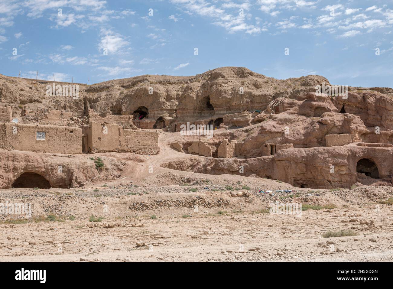 The sandstone cliffs of afghanistan's bamiyan province Stock Photo - Alamy