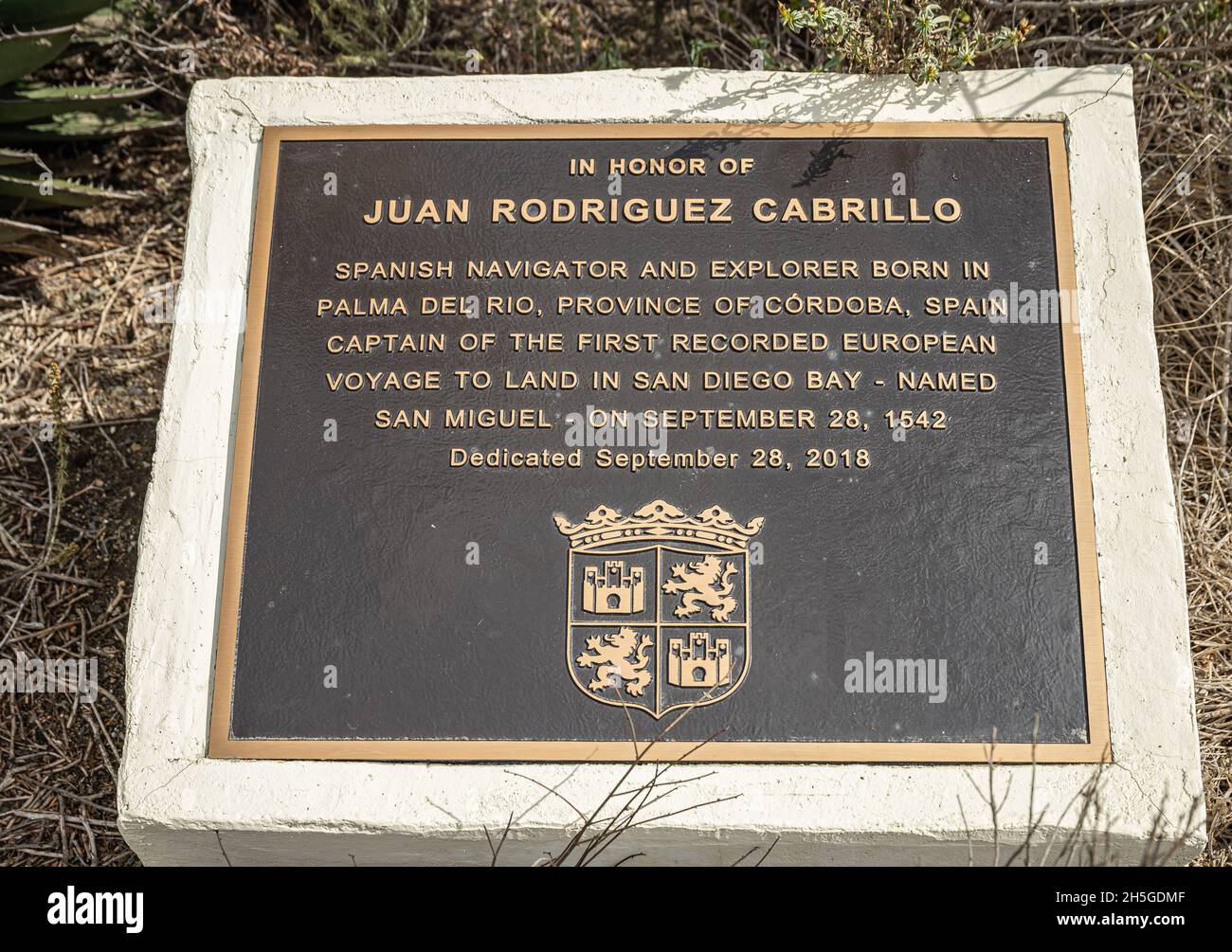Statue of juan rodriguez cabrillo hi-res stock photography and images ...