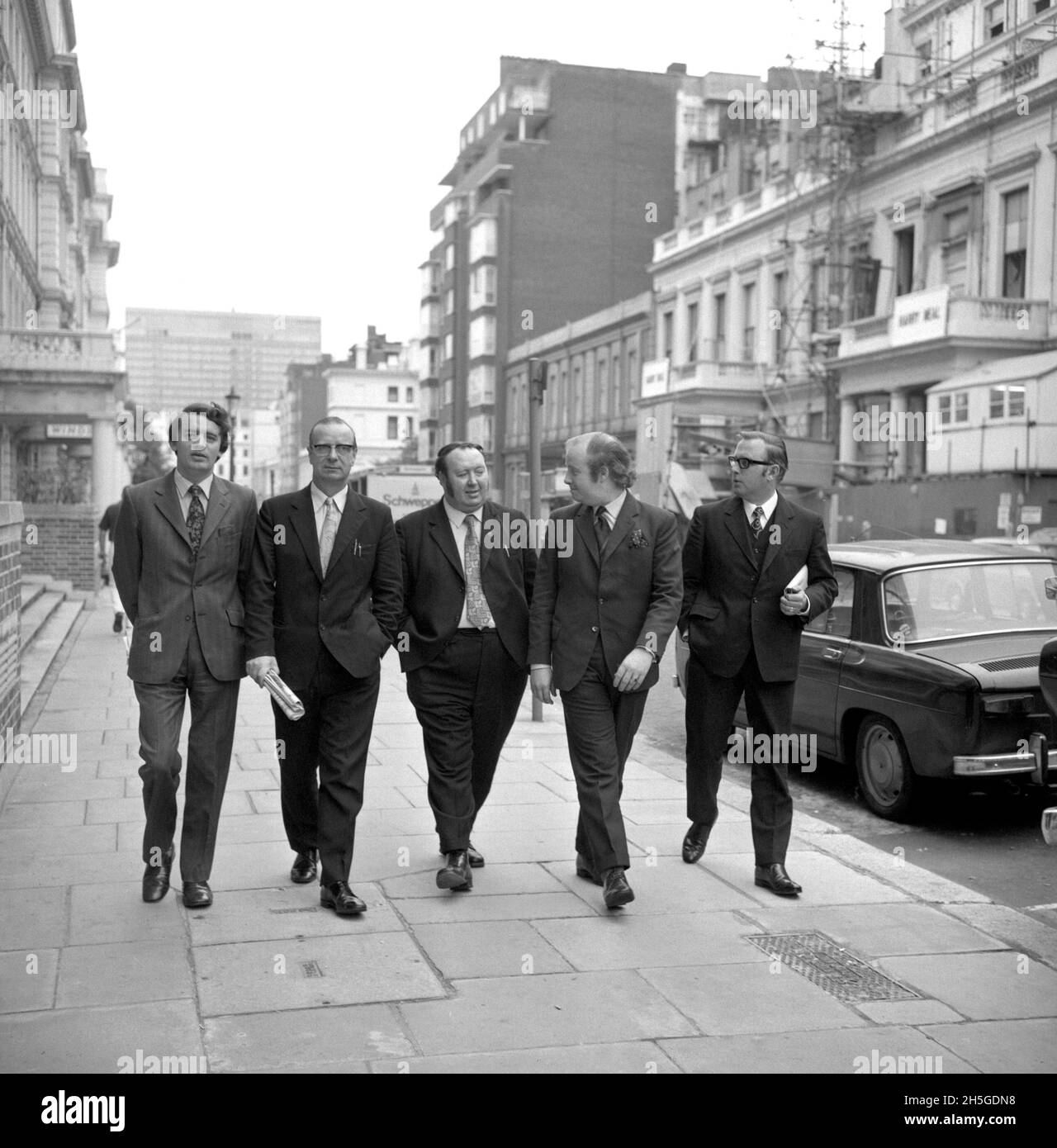 File photo dated 12/09/1972 of members of the Social Democratic and ...