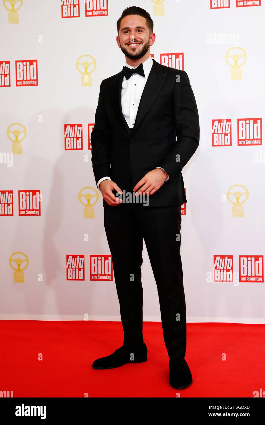 Berlin, Germany. 09th Nov, 2021. Daniel Abt, racing driver, walks ...