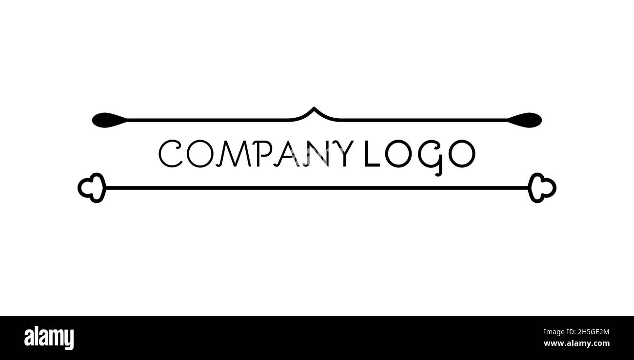 Company logo. Flourish symbol. Original dividers. Abstract element for ...