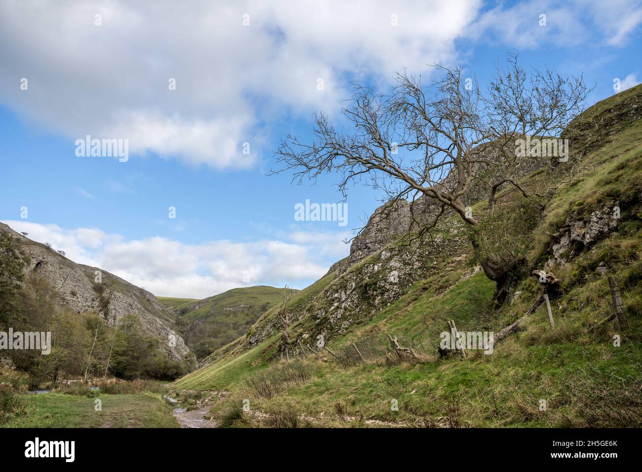 Dovedale valley in the Peak District captured in autumn Stock Photo - Alamy