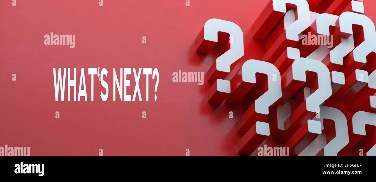 what is next Stock Photo - Alamy