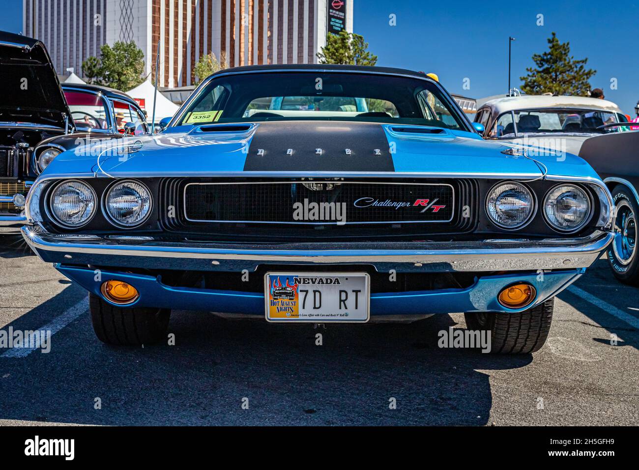 Reno, NV - August 5, 2021: 1970 Dodge Challenger RT Hardtop Coupe at a ...