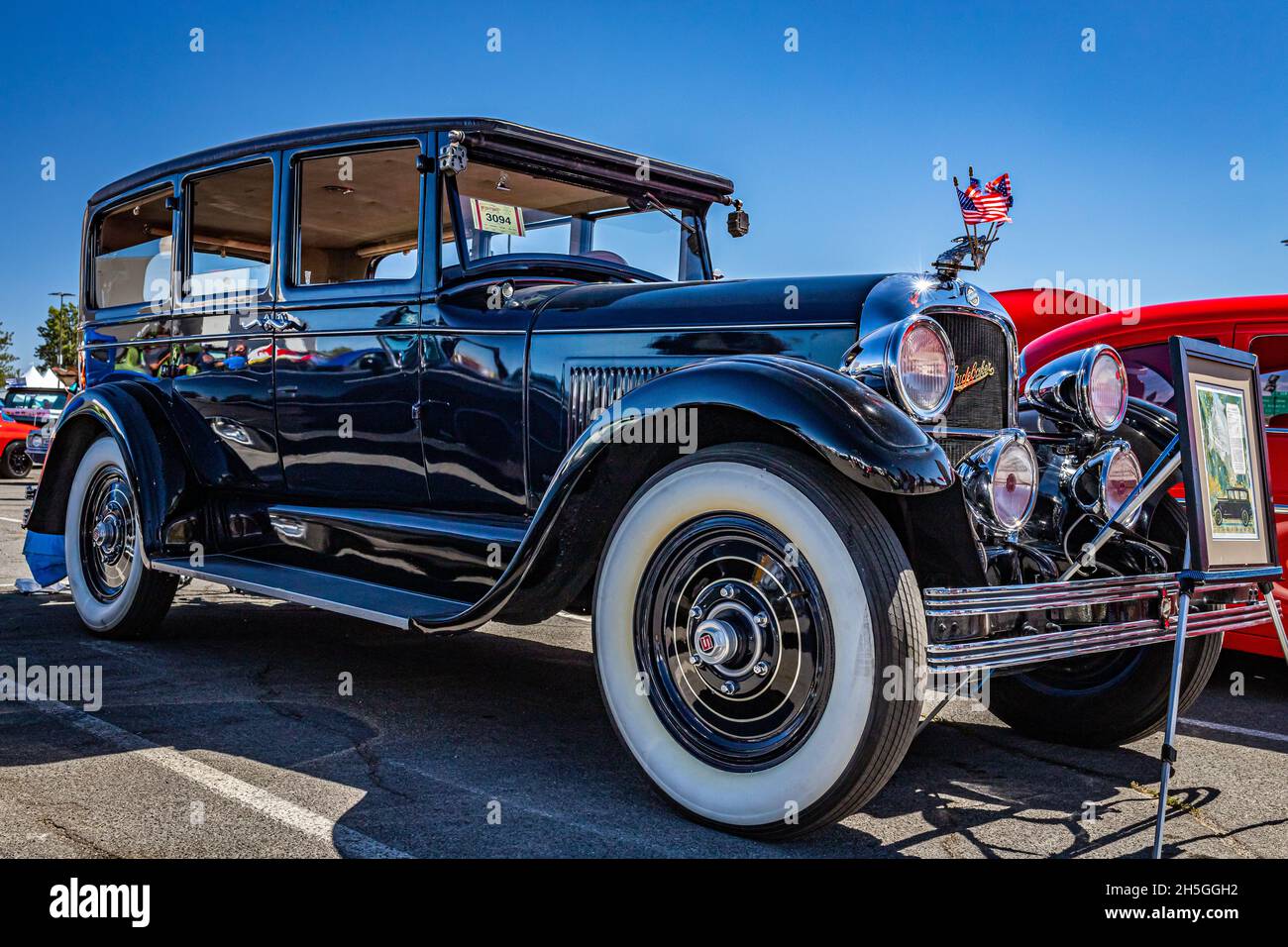 Reno, NV - August 5, 2021: 1927 Studebaker President Sedan at a local ...