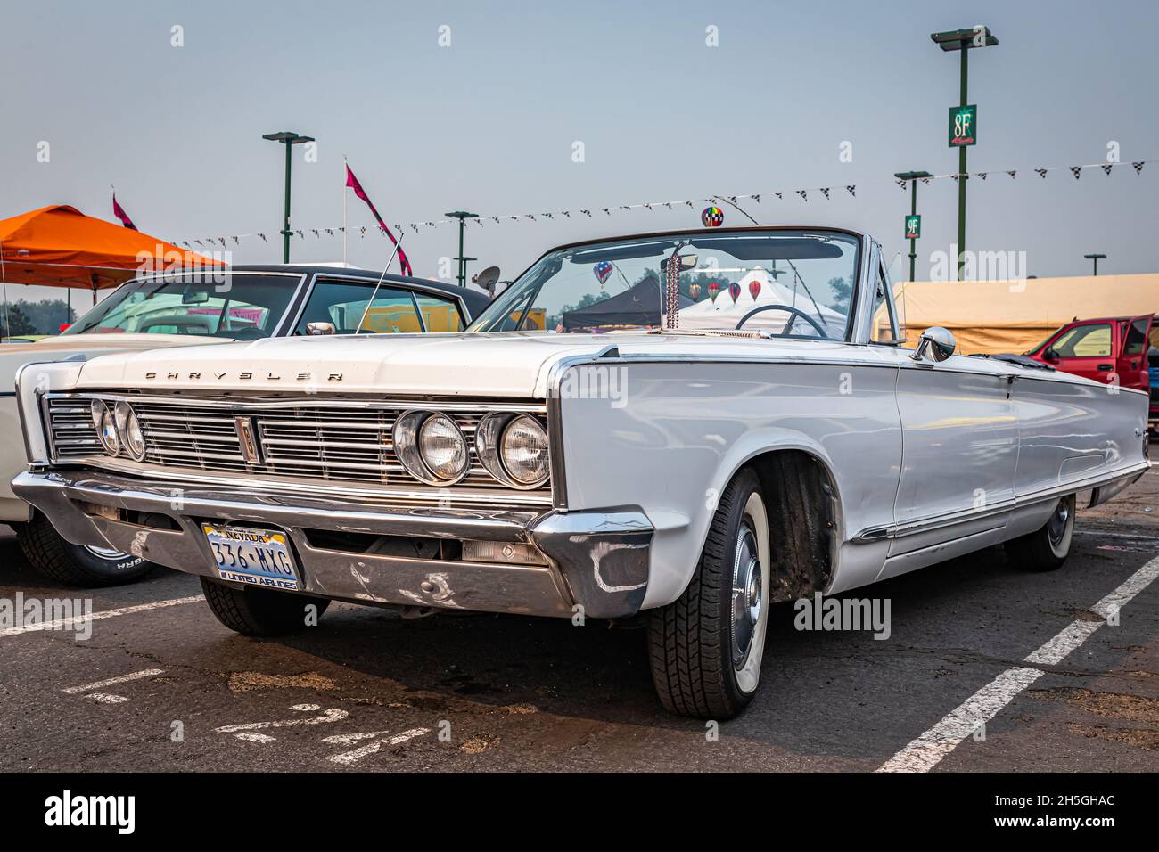 Reno, NV - August 6, 2021: 1966 Chrysler Newport Convertible at a local ...
