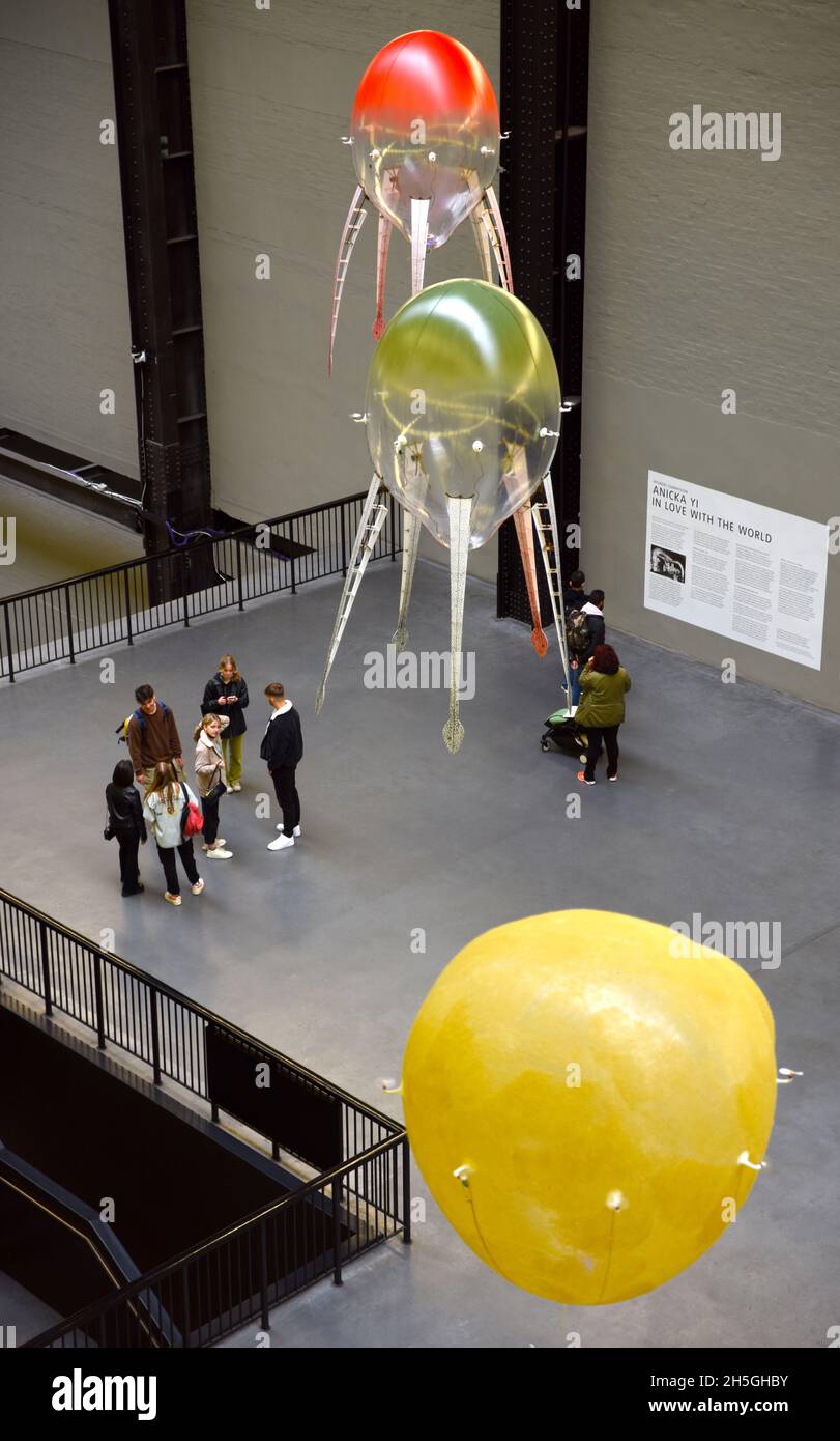 09/11/2021 Tate Modern London UK Anicka Yi’s amazing cybernetic life ...