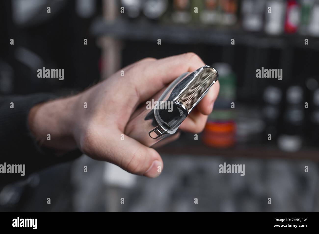 Hair hand clipper hi-res stock photography and images - Alamy